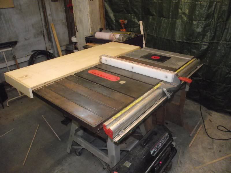 Table Saw Outfeed Table | LumberJocks Woodworking Forum
