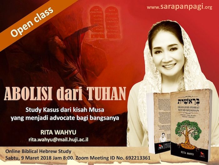 MOSES, THE ADVOCATE - SarapanPagi Biblika Ministry