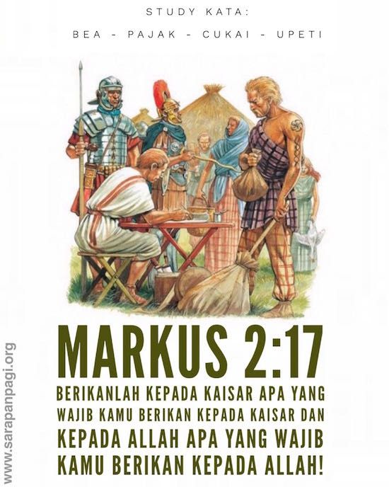 BEA - PAJAK - UPETI - SarapanPagi Biblika Ministry