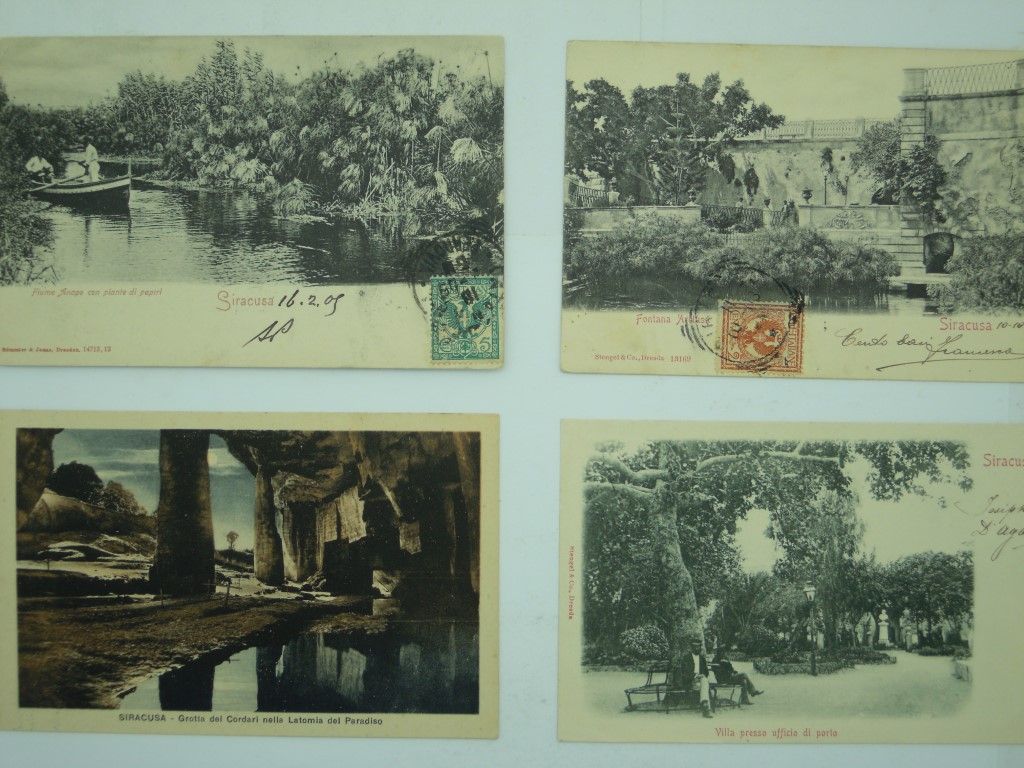 Siracusa Citta'-Lotto 4 Cartoline-A30-132